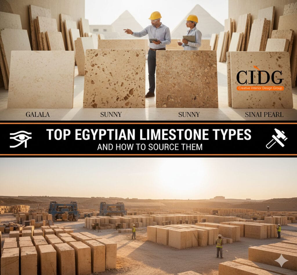 Top Egyptian Limestone Types and How to Source Them in 2026